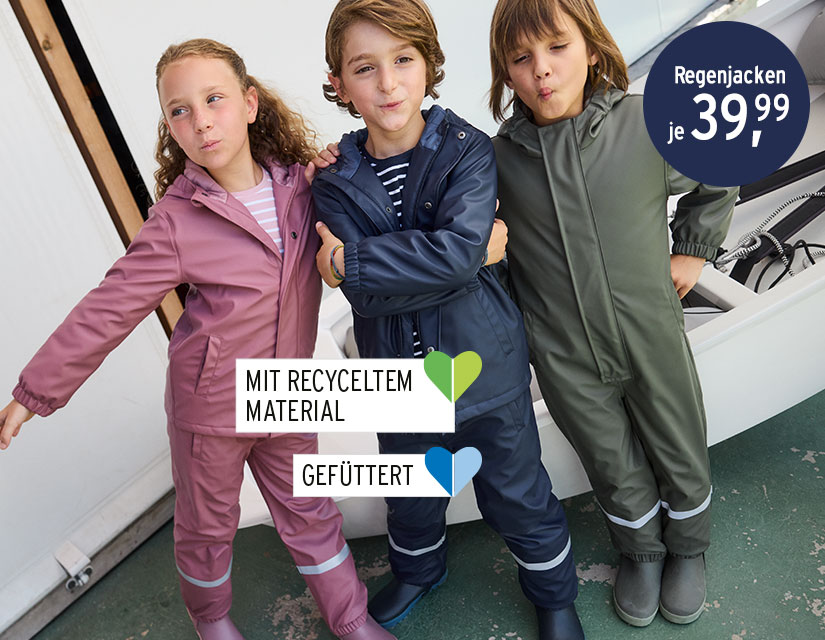 Regenbekleidung für Kleinkinder jetzt günstig kaufen | Ernsting's family