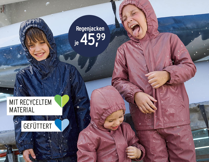 Regenbekleidung für Kinder jetzt günstig kaufen | Ernsting's family